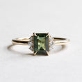 14K Green Sapphire Ring Set – Adrian Rose